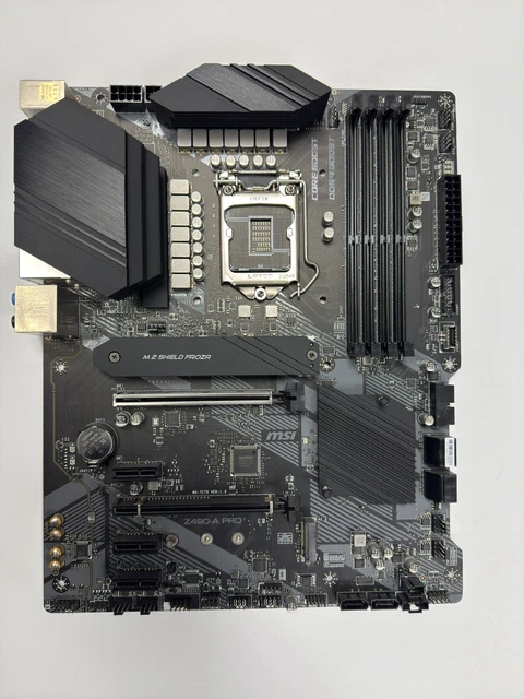 Msi Z490 A Pro Motherboard Atx Supports Intel Core 10th Gen Processors