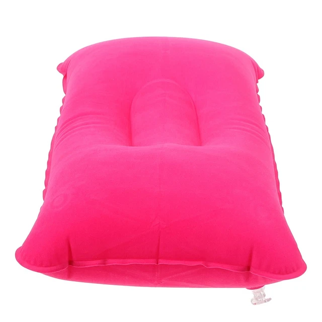 CAMPING AIR PILLOW Cushion Inflatable Outdoor Inflation for Sleeping ...