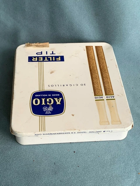 AGIO ZIGARILLODOSE BLECHDOSE TIP 20 Cigarillos Blechbüchse Holland ...