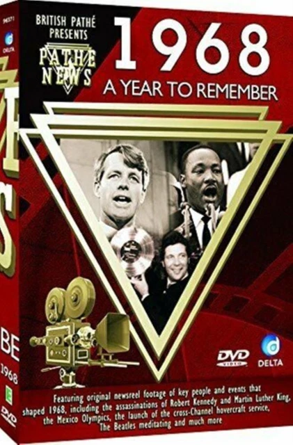 BRITISH PATHE NEWS 1968 A YEAR TO REMEMBER New DVD Top-quality Free UK ...