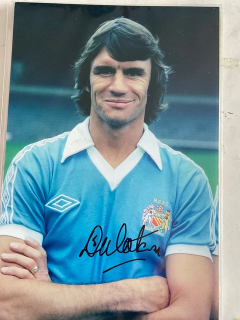 MANCHESTER CITY DAVE WATSON original SIGNED PHOTO 12x 8 £19.99 ...