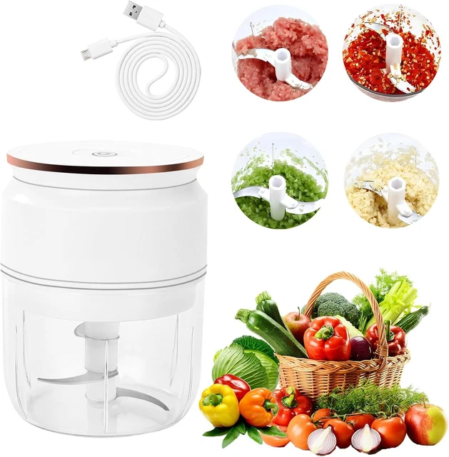 MULTI-PURPOSE ELECTRIC CHOPPER Cutter Onion Garlic Food Dicer W ...