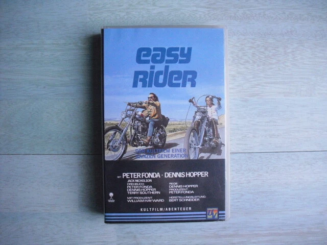 EASY RIDER VHS mit Peter Fonda Dennis Hopper Jack Nicholson Kultfilm ...
