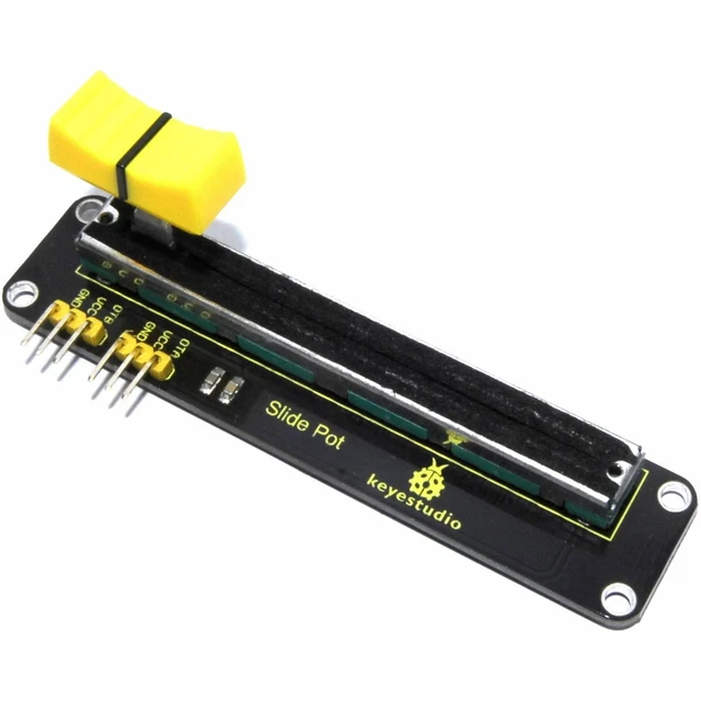 KEYESTUDIO 5K SLIDE Potentiometer Modul KS0279 Variable Arduino Flux Workshop EUR 5,08 - PicClick DE