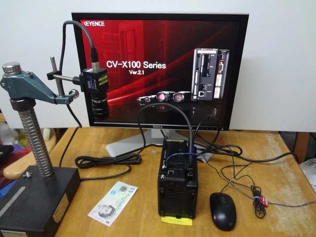 KEYENCE CV-X100E MACHINE Vision Controller & CV-035C camera with CA-CN3 cable £619.99 - PicClick UK