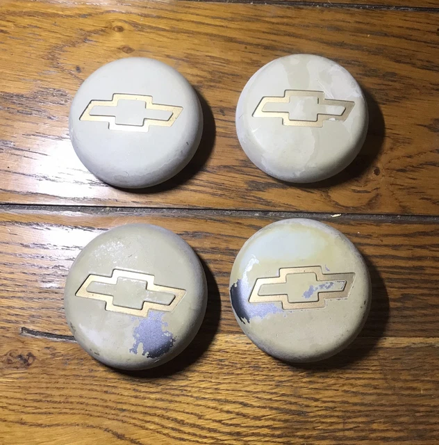 1999-2005 CHEVY BLAZER S10 Wheel Center Caps Set OEM Stripped 4 Paint ...