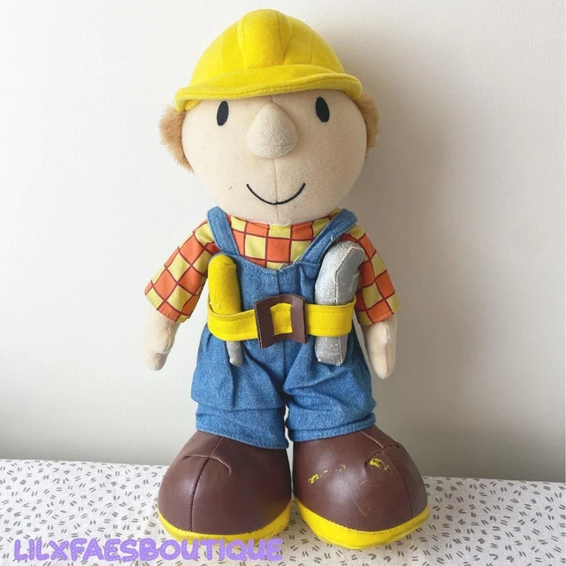 12& 1998 BOB the builder soft toy plushie £19.99 - PicClick UK
