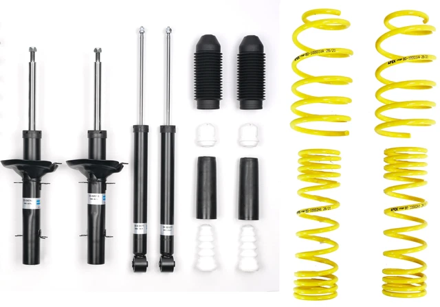 APEX LOWERING SPRINGS, Bilstein Gas Shocks Dampers, Bumpstop Kit Golf ...