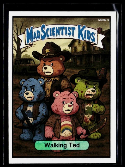 MAD SCIENTIST 40K KIDS GPK SPOOF MSK5-6 CHASE #d /16 ~ Ted The Walking ...