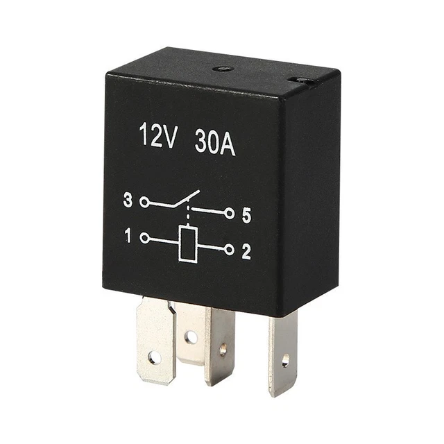 12V 30A 4PIN Relay 1pc Violet Relay 12VDC 30A 4PIN 1.3W All Copper ...