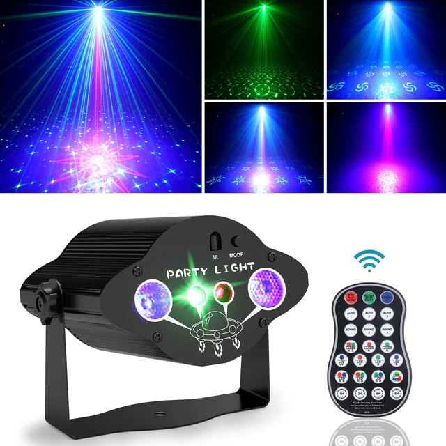 1024 PATTERNS MINI Projector Stage Light LED RGB Home Party KTV Club DJ ...