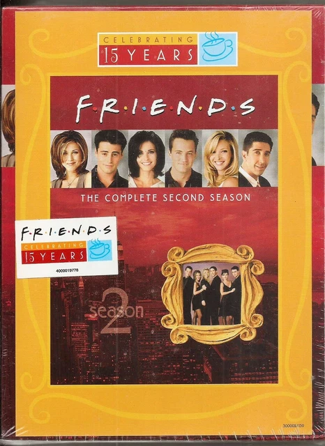 FRIENDS DVD COMPLETE Second Season TV Series 15th Anniversary Factory ...