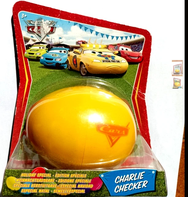 CARS 1 DISNEY Pixar Par Mattel Charlie Checker Dans Un Oeuf De Pâques ...