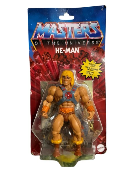 MATTEL MASTERS OF the Universe Origins He-Man 5.5 inch Action Figure ...