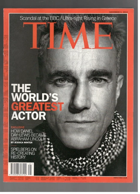 DANIEL DAY LEWIS the World Greatest Actor Time Magazine November 5 ...