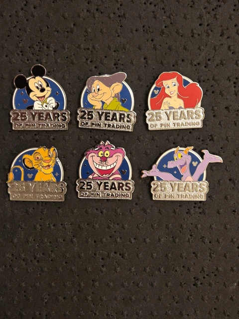 2025 WAVE A Hidden Mickey Complete Walt Disney World D 6 Pin Set ...