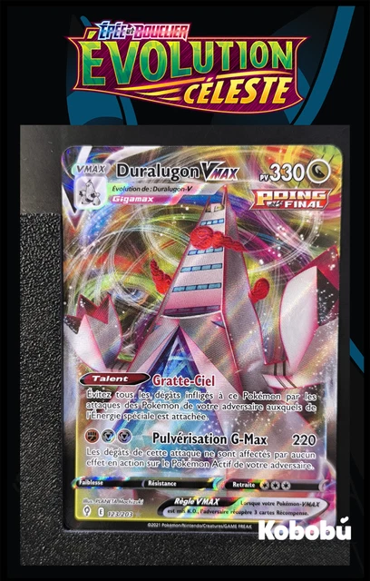 CARTE POKÉMON DURALUGON VMAX 123/203 EB7 Evolution Céleste EUR 6,49 ...