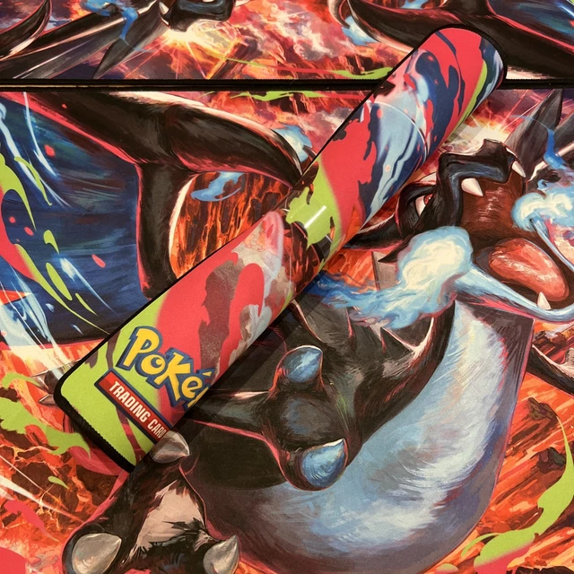 POKEMON TCG MEGA Evolution Charizard X EX UPC Playmat Play Mat $13.69 ...
