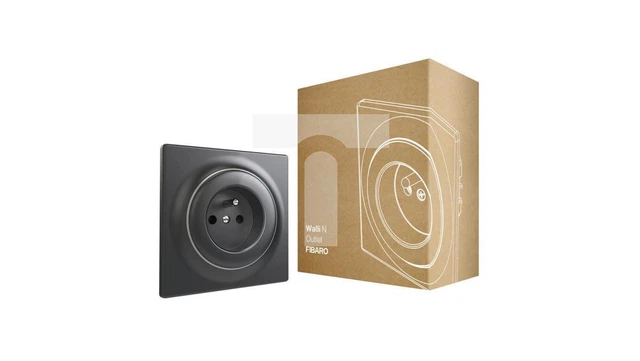 WALLI OUTLET N type E (anthracite) - Prise électrique simple de type E ...