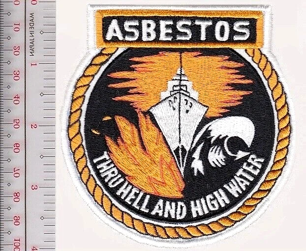 KANADA ROYAL CANADIAN Navy RCN WWII HMCS Asbest K-358 Corvette Patch ...