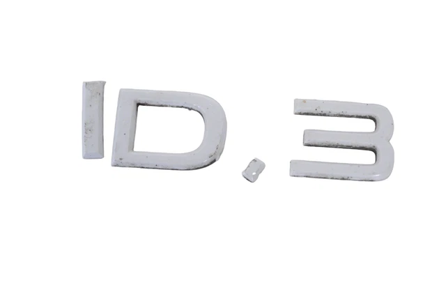 VW ID3 MODEL Badge Logo Emblem Pro E11 2021 RHD 20598829 £25.00 ...