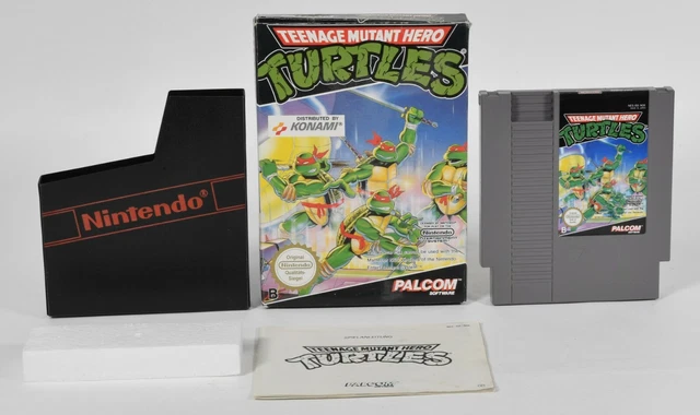 NINTENDO NES,TEENAGE MUTANT Hero Turtles PAL NES-88-NOE,OVP,Anleitung ...