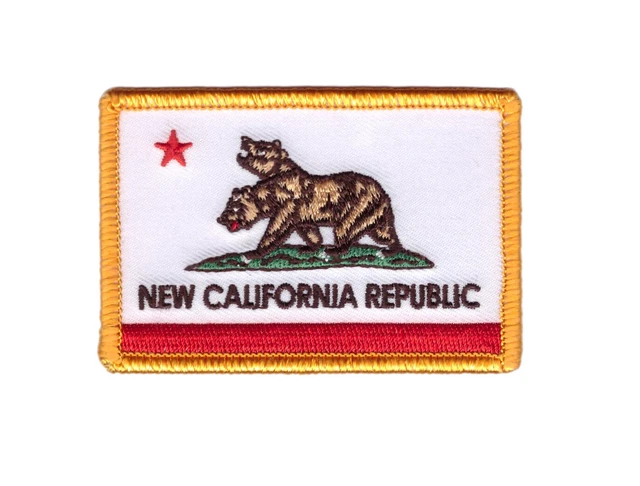 NEUF CALIFORNIA REPUBLIC Drapeau Fallout Patch pour Velcro Tout Crochet ...
