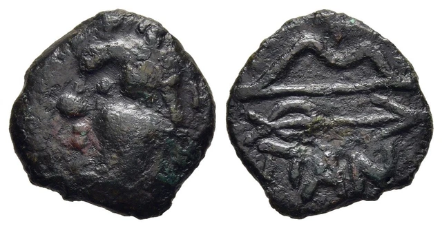 FITZ CIMMERIAN BOSPOROS AE Pantikapaion Satyr Bow Arrow @NMB1214 EUR 28 ...