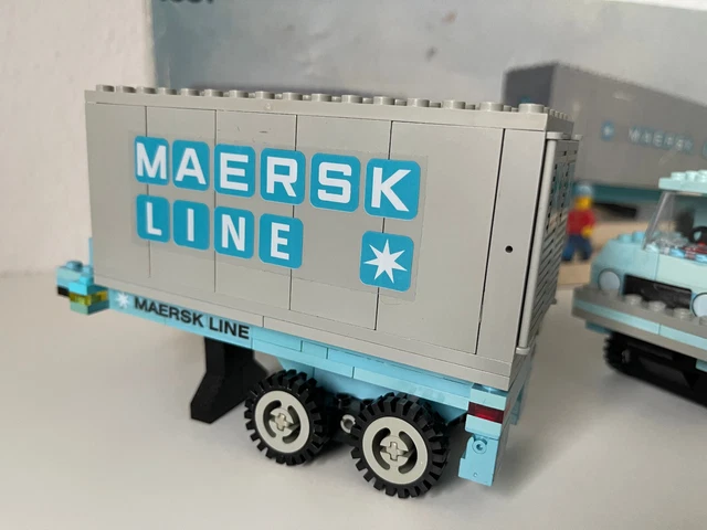 LEGO MAERSK LINE Container Truck (1651) - SUPER RARE - 100% complete ...