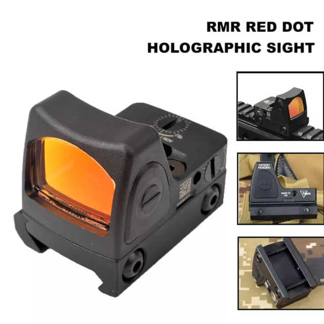 MINI RMR RED Dot Sight Collimator Rifle Reflex Sight Scope fit 20mm ... MINI RMR RED Dot Sight Collimator Rifle Reflex Sight Scope fit 20mm ...