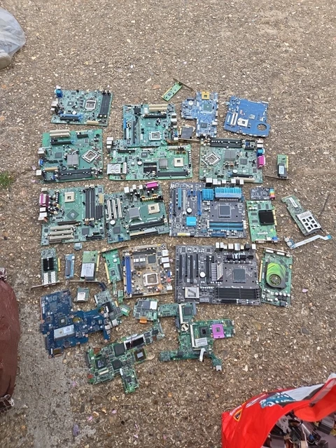 JOBLOT COMPUTER PC Laptop Motherboards Graphics Cards Scrap Gold ...