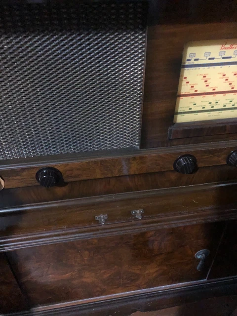 VINTAGE STEREOGRAM RECORD Player & Radio in cabinet restoration project ...