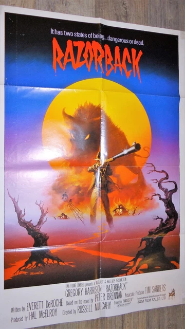 RAZORBACK ! RUSSELL mulcahy affiche cinema u.s EUR 40,00 - PicClick FR