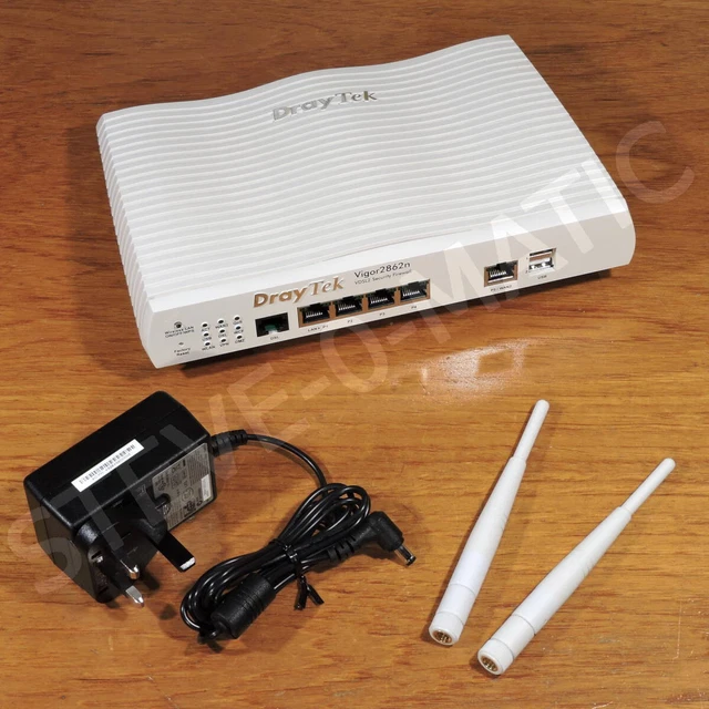 Draytek Vigor 2862n Quad Wan Adsl Vdsl2 Wifi Router Firewall Vgc £69 99