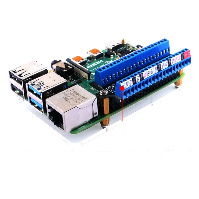 GPIO 40-PINTERMINAL EXPANSION Breakout Board For Raspberry Pi 4B/3B+/3B ...