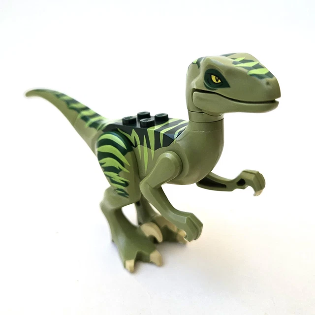 LEGO DINO RAPTOR Velociraptor vert #5884 mini figurine figurine ...