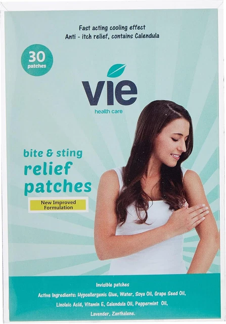 VIE AMAZING BITE and Sting Anti-Itch Relief Invisible Patches Totally ...
