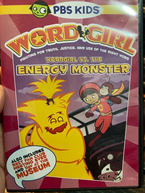 WORDGIRL - VS The Energy Monster region 1 DVD (educational PBS kids ...
