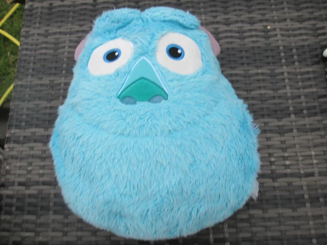 DISNEY STORE MONSTERS Inc. - Sully/ Sulley - Soft Fluffy Blue Cushion ...