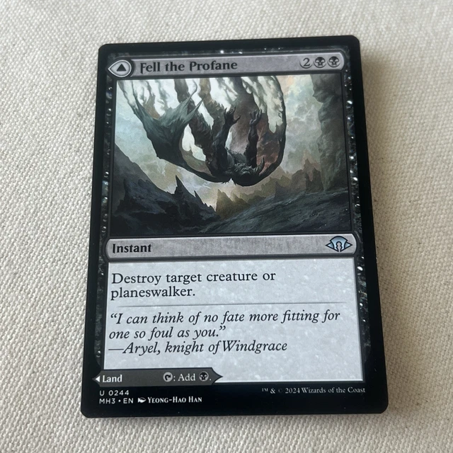 FELL THE PROFANE [Modern Horizons 3] MTG quasi nuovo EUR 3,17 - PicClick IT