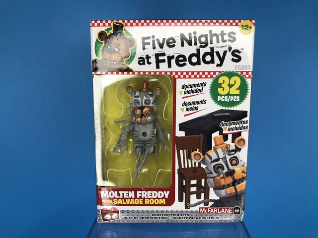 MCFARLANE FIVE NIGHTS at Freddy’s Molten Freddy with Salvage Room Set ...