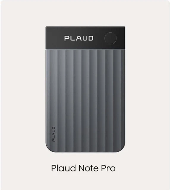 PLAUD NOTE PLAUD Note Pro AI Voice Recorder Black £203.68 - PicClick UK