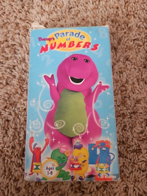 BARNEY'S & FRIENDS Parade Of Numbers 1996 VHS PBS 2028 enfants éducatif ...