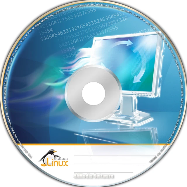 CALCOLA LINUX 2024 64 bit installazione avviabile live DVD sistema ...