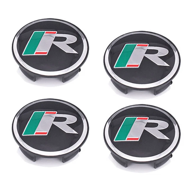 JAGUAR R LOGO Radkappe Nabendeckel Emblem 4 Stück 59mm Für Jaguar XF XJ ...