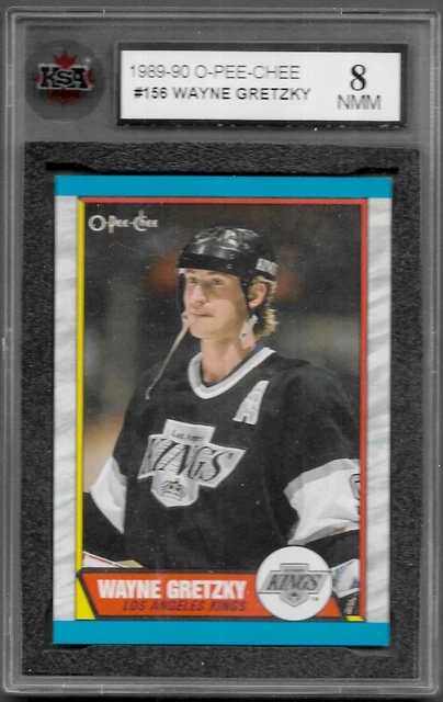 1988-89 OPC WAYNE Gretzky LA KINGS O Pee Chee High Grade Hockey Card KSA 8 $5.95 - PicClick CA
