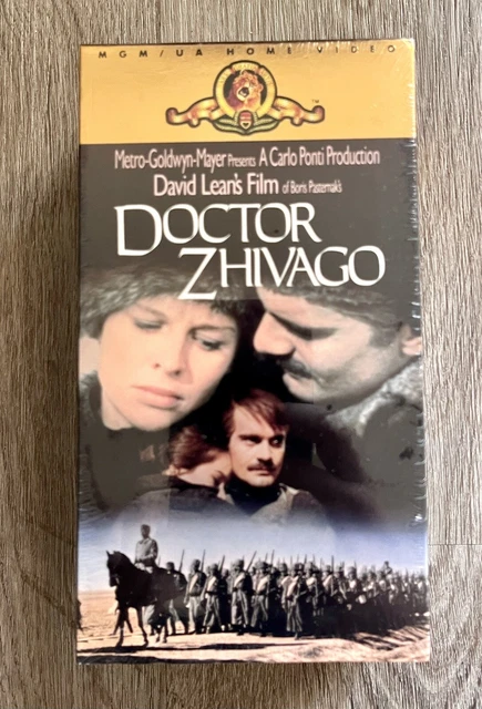 DOCTOR ZHIVAGO VHS 2-Tape Set 1988 Full Screen Color Edition Oscar ...