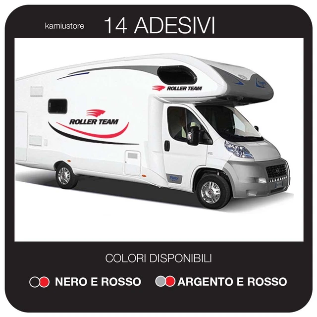ADESIVO ROLLER TEAM x camper, roulotte e barche in vinile - Kit 14 ...