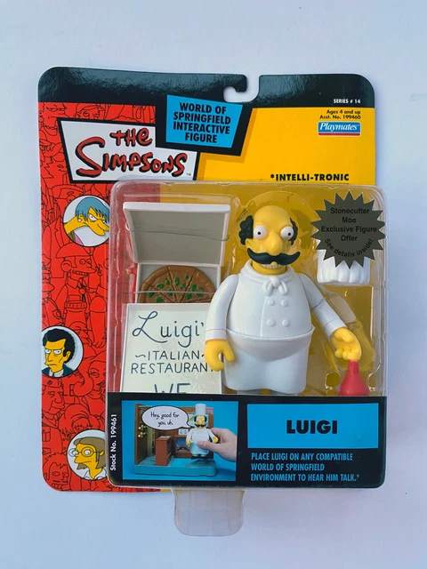 THE SIMPSONS SERIES 14 Luigi Wos Playmates Interactive Figure £27.00 ...