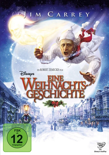 DISNEYS EINE WEIHNACHTSGESCHICHTE (DVD) Jim Carrey Gary Oldman (UK ...